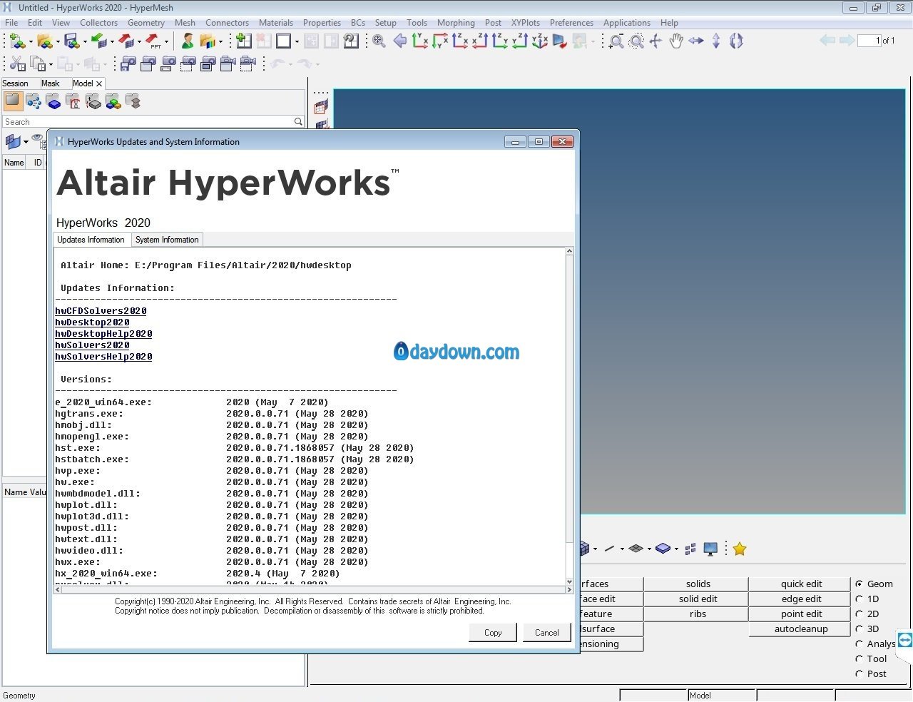 Altair.HyperWorks-2020.0-英文-[Windows] - 计算机视频教程网