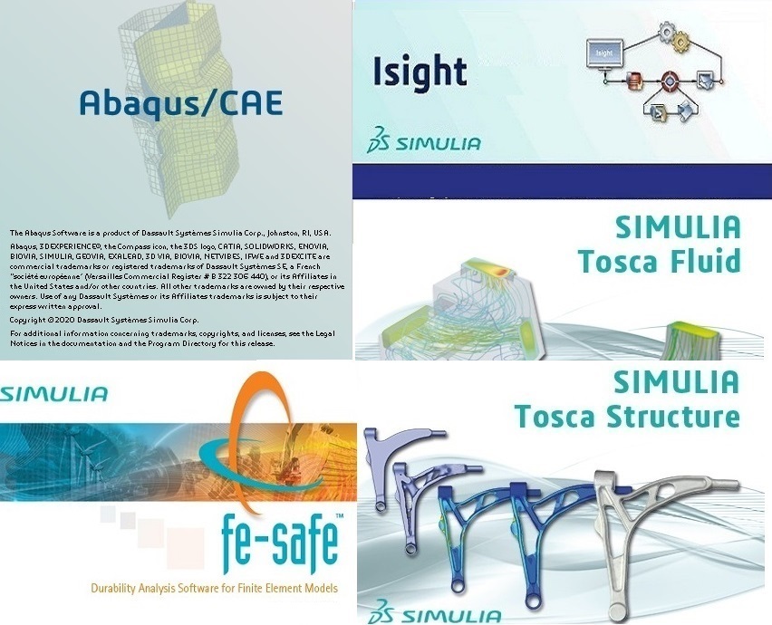 DS SIMULIA Suite (Abaqus/Isight/Fe-safe/Tosca)-2022-多国语言-[Linux] - 计算机视频教程网